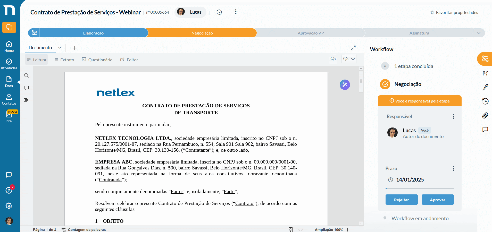 What's New – netLex | Central de Ajuda